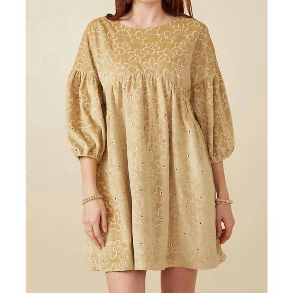 Hayden | Dresses | New Hayden La Corduroy Dress In Taupe | Poshmark